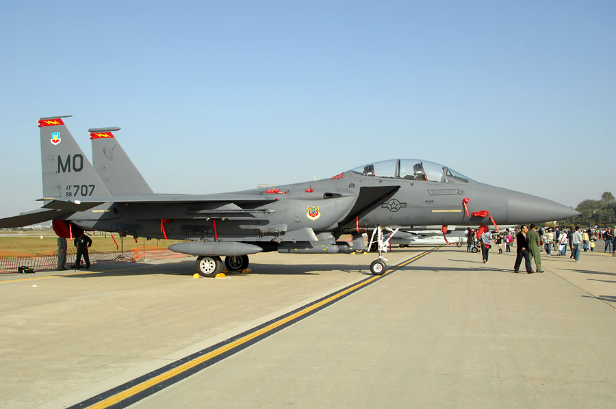 個別「[Aircraft]366FW 389FS F-15E MO/88-1707」の写真、画像 - Osan Air Base(K-55 ...