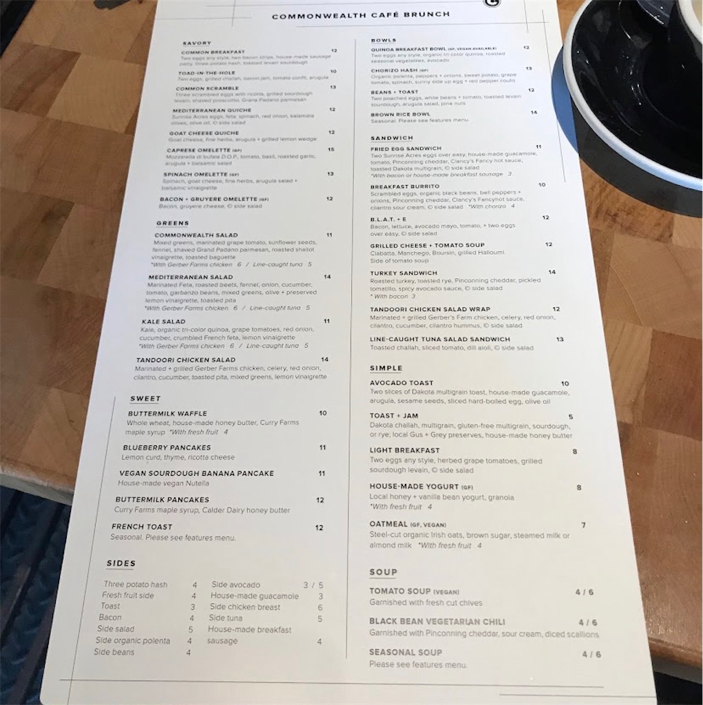 【Commonwealth Cafe】Birminghamにあるお洒落なカフェ - アラサー駐在妻日記。INアメリカ