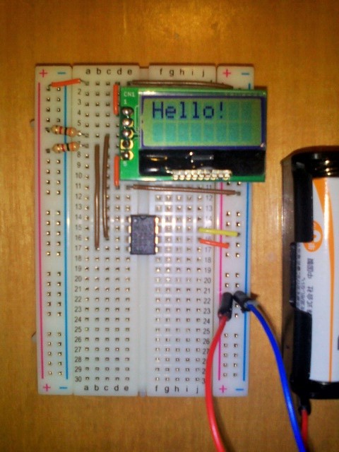 LPC810メモ:I2C-bus ROM API(テキストLCDを使う) - mikkaboのブログ