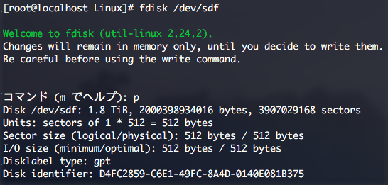 Linux BUFFALOの外付けHDDをフォーマットする - min117の日記