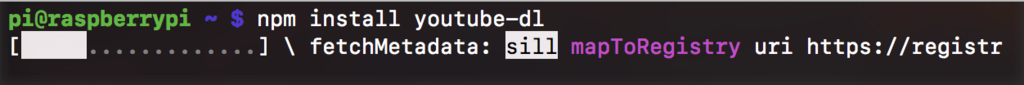 RaspberryPi 3 で youtube を自動再生する（youtube-dl npm版 + node-omxplayer） - min117の日記