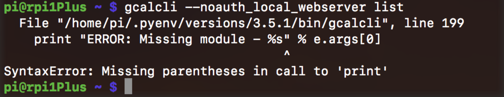 Linux コンソール上でGoogle カレンダー（gcalcli）を使ってみる（python3） - min117の日記