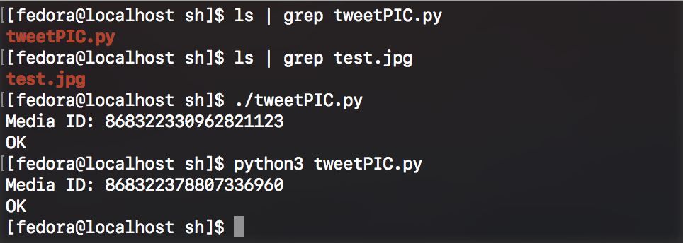 Python 3 で画像を twitter に投稿する（複数画像を投稿） - min117の日記