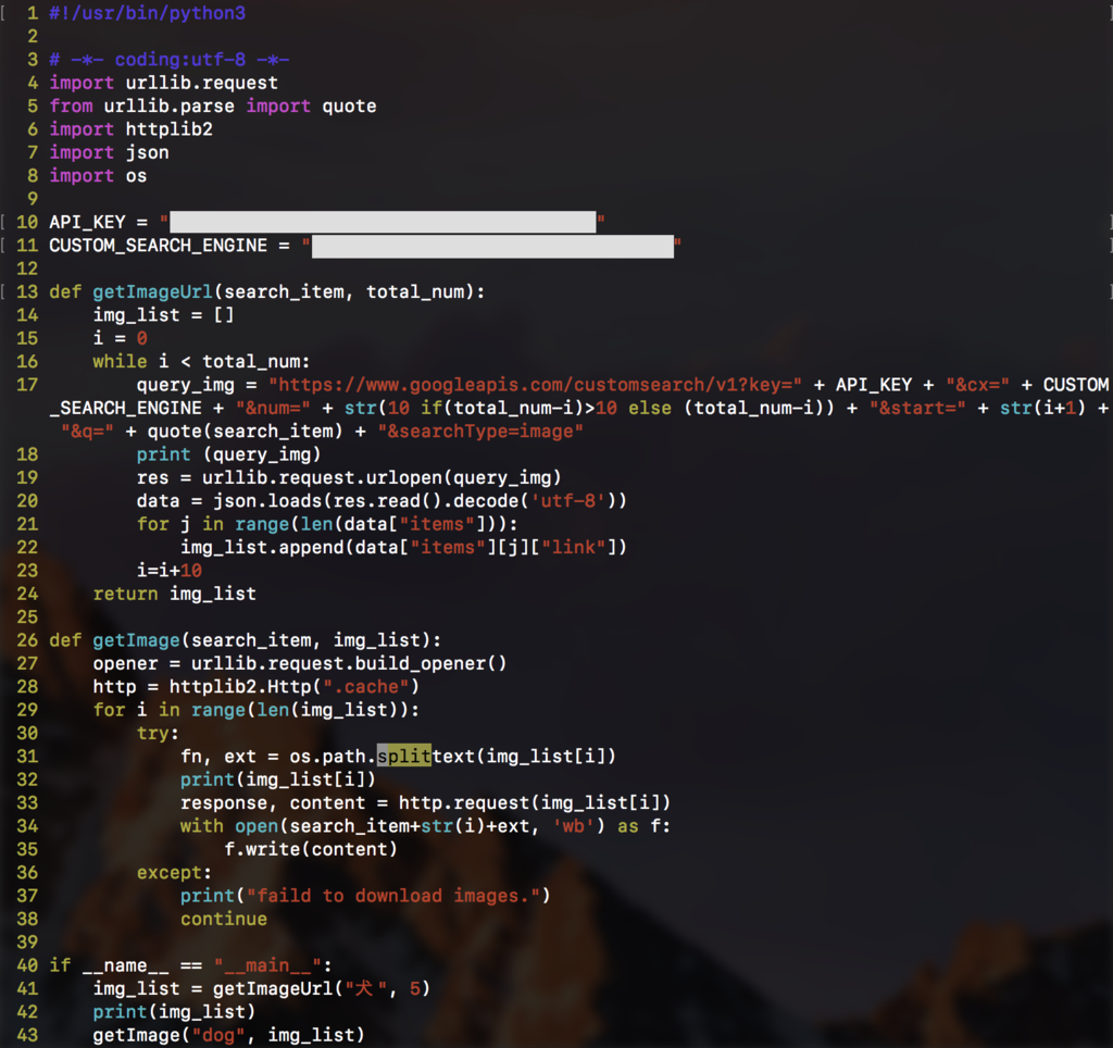 RaspberryPi Google Custom Search API で画像収集（Python 3） - min117の日記