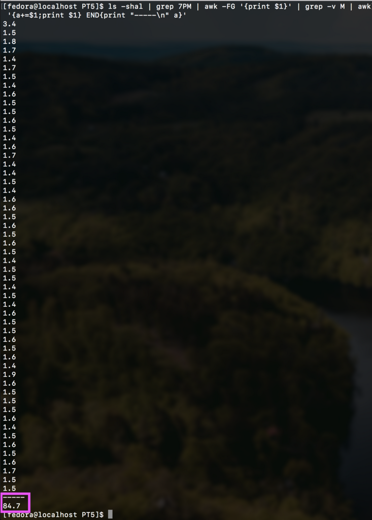bash 複数の録画tsファイルのサイズをawkで合計する - min117の日記