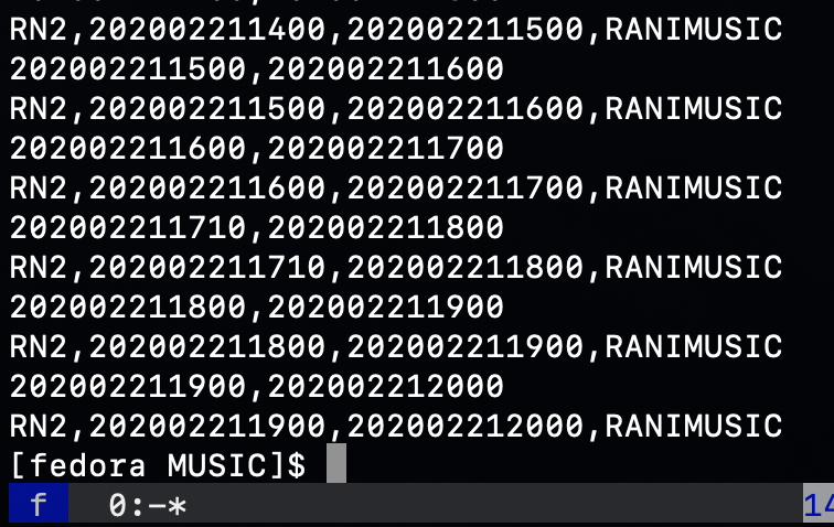 bash radikoの番組表を取得してCSVにする（BGM用音楽専用Channel） - min117の日記