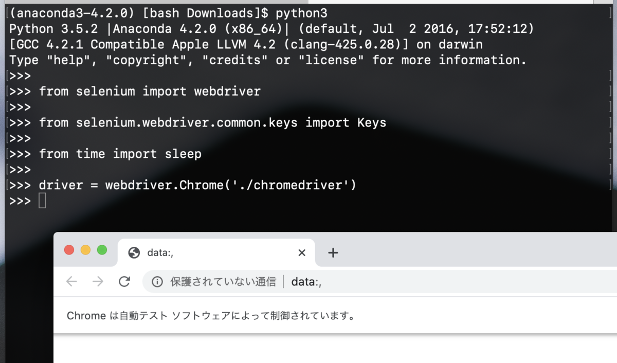 macOS + Python3 で Selenium（Chrome）を確実に動かす手順 - min117の日記