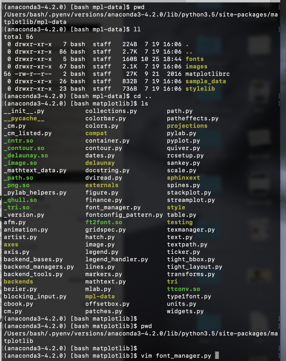 matplotlibのグラフ凡例の豆腐文字化けをIPAフォントで解消する → 失敗 - min117の日記
