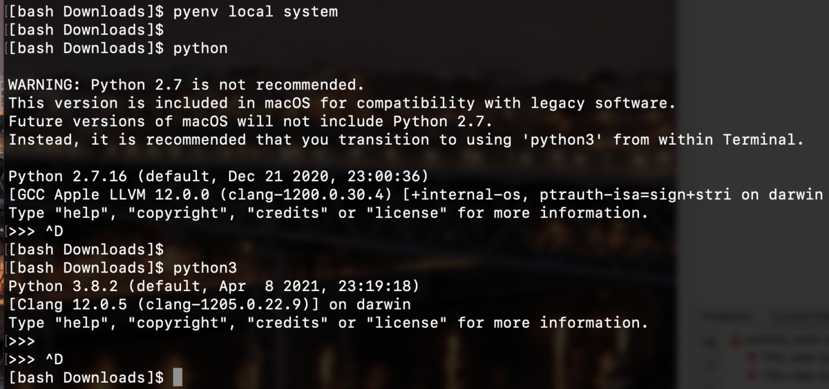 pyenv + anaconda の環境でpythonをアンインストール＋最新化してjupyter notebookインストールする - min117の日記