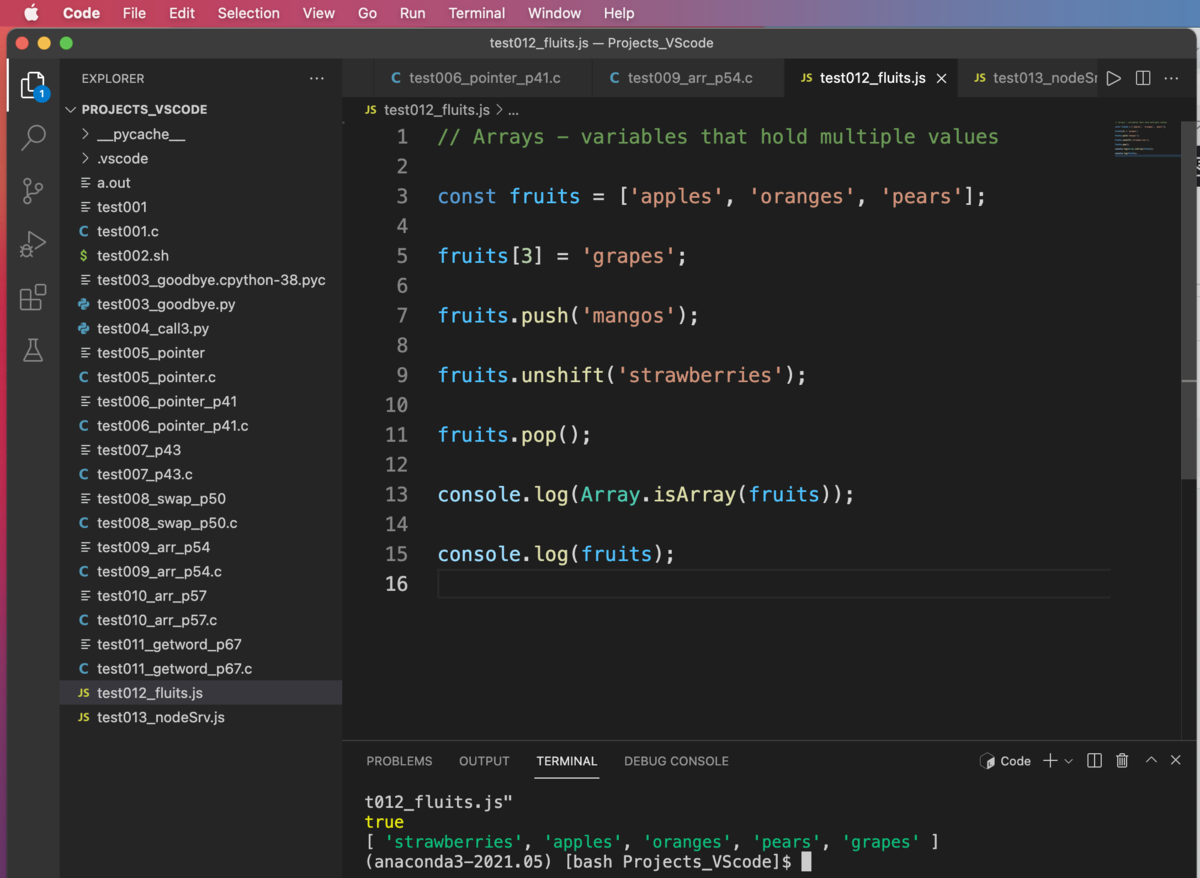 macOS に Node.js をインストールしてJavaScriptのコードを動かす（ブラウザでも試す） - min117の日記