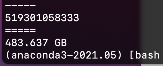bash フォルダに入ってるmp4動画の合計サイズをls表示する - min117の日記