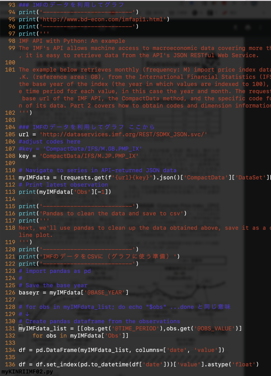 IMFのデータをPythonで - min117の日記