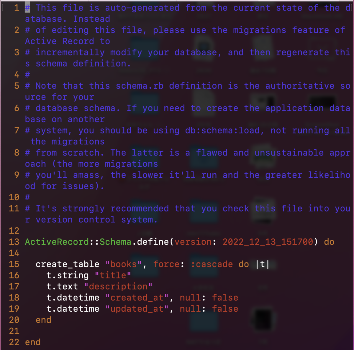 Ruby on Rails の Scaffold（足場）コマンドで 図書館アプリにBook機能を追加 - min117の日記