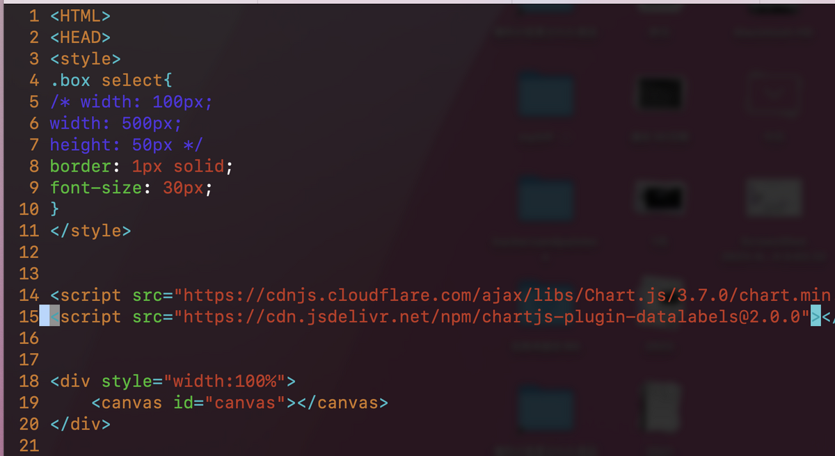 Chart.js バージョン3のグラフに数値（項目ラベル）を表示させるには plugins の文字列を2つ書く必要がある - min117の日記