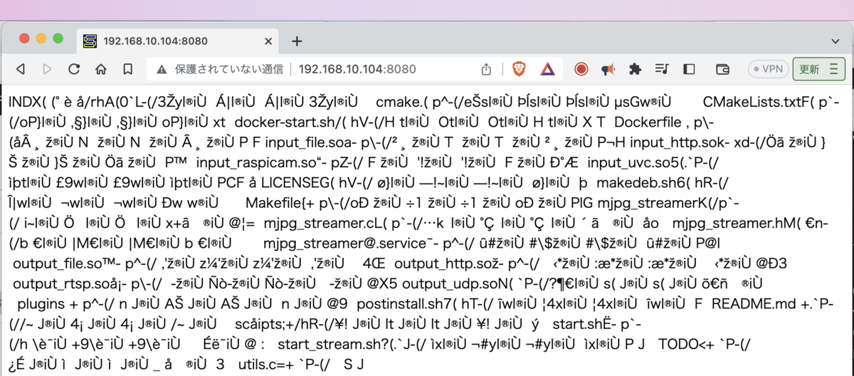 RaspberryPi3 の webcam映像を http経由 でストリーミング配信 - min117の日記