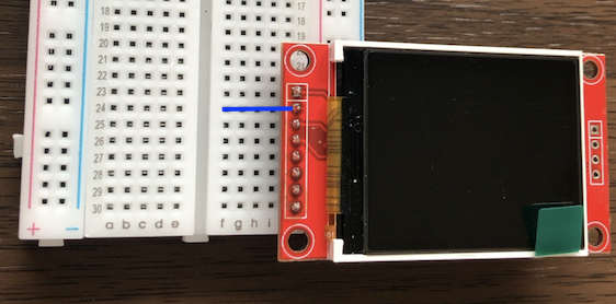 piに TFTディスプレイST7735（SDスロット有）を接続 → 大成功 - min117の日記