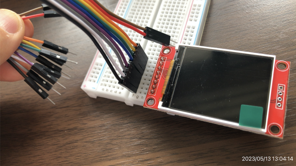 piに TFTディスプレイST7735（SDスロット有）を接続 → 大成功 - min117の日記