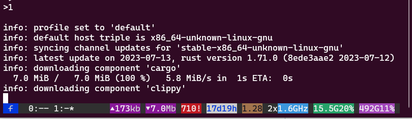 Rustをfedora LinuxにインストールしてHelloWorld - min117の日記