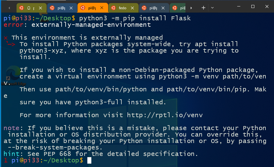 RaspberryPi3 で Python Flaskを試す（pipenvとかvenvとか使わないダルいから） - min117の日記
