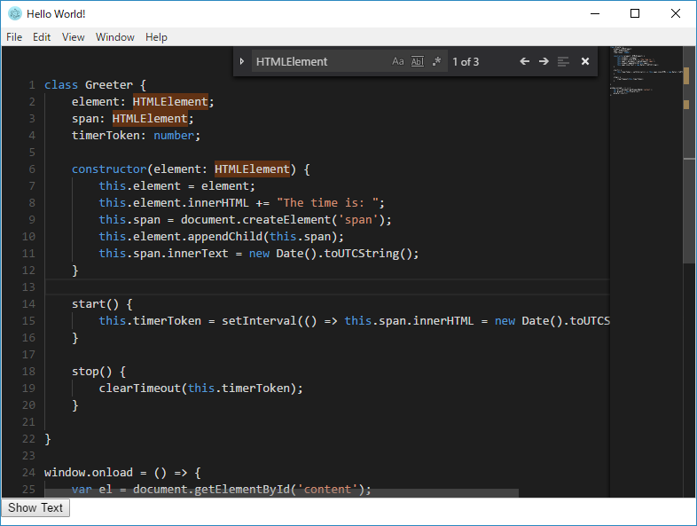 monaco-editor + electronのサンプルコードを更新しました - SourceChord
