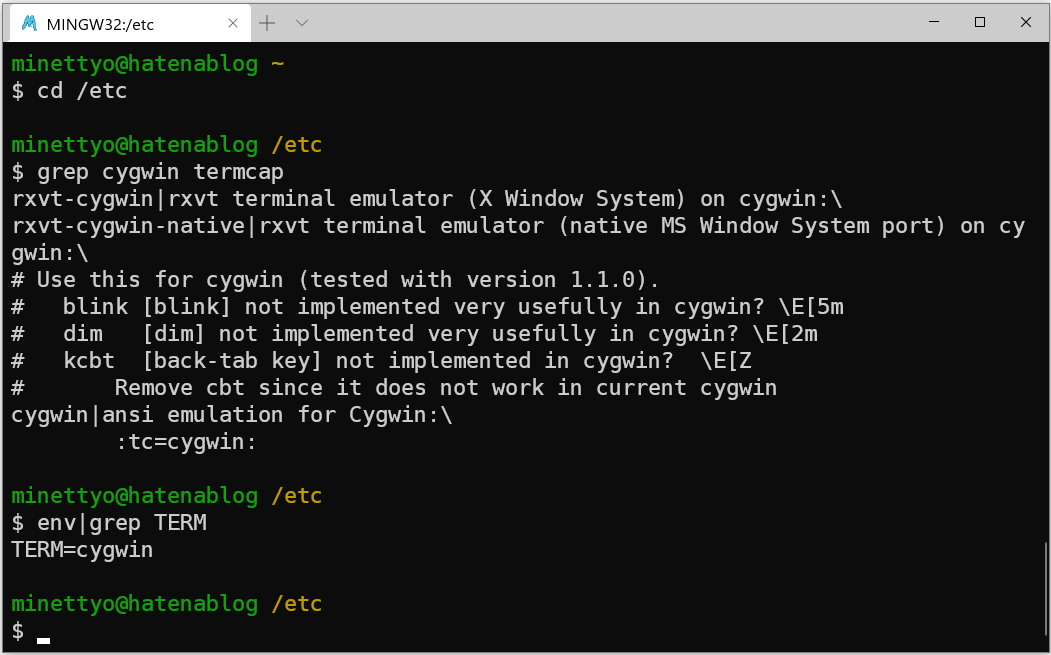 MinGW/MSYS を新しい Windows Terminal から使う - みねっちょのマイコン関係ブログ