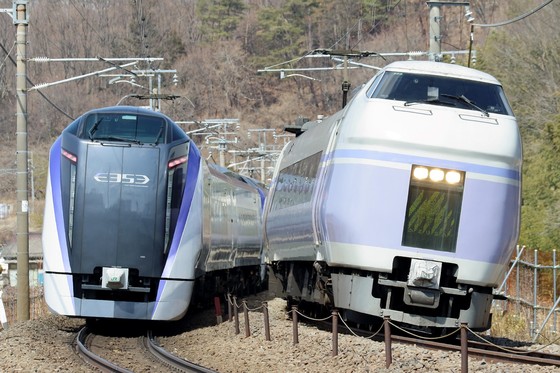 E353系・E351系すれ違いを狙う！ 第10回（最終回） - 鉄道気分