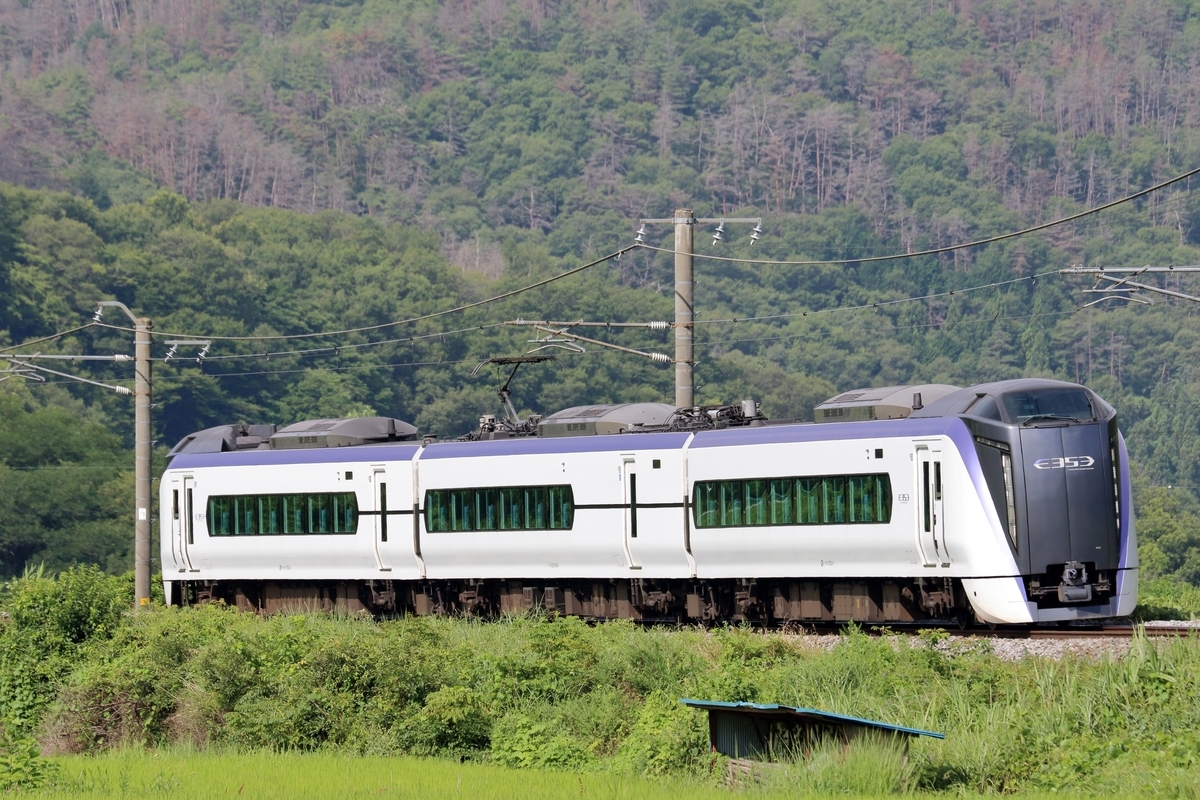 E353系S204編成 入場回送 - 鉄道気分