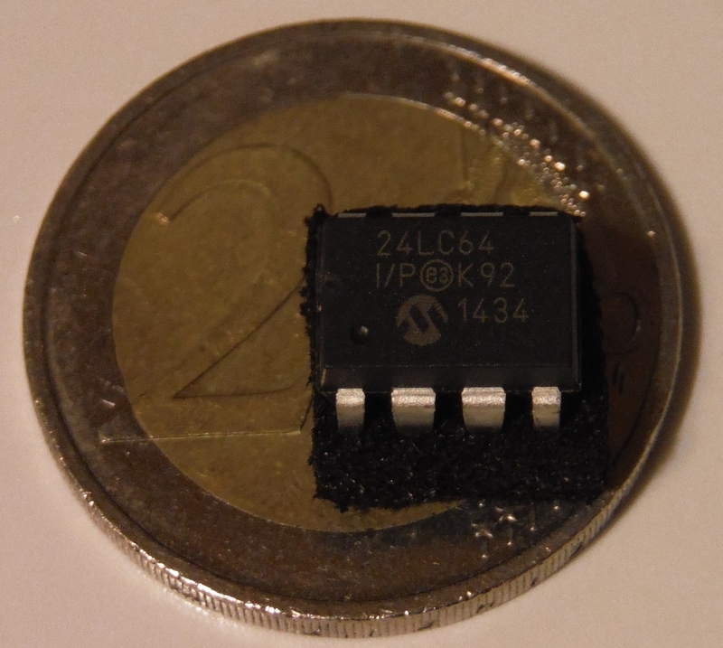 EEPROMをArduinoにつなげて、メモリをたくさん増設します。[24LC64]を使いました。配線図とプログラムスケッチ。 - Mira ...