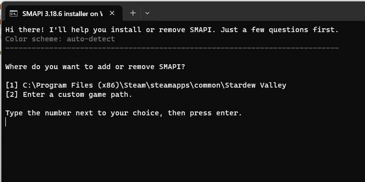 Stardew Vallery Mod導入 ①前提MOD【SMAPI】の入れ方 - メモ置き場