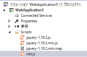JavaScript で TypeScript 型定義ファイルに基づくインテリセンス（Visual Studio 2017） - miso_soup3 Blog
