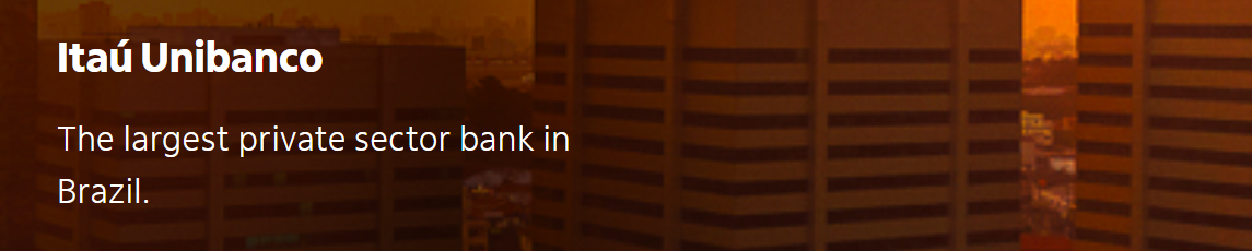 Itaú Unibanco Holding S.A. ($ITUB)について調べてみる - 生活に関するメモ