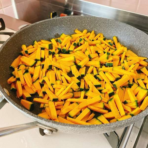 Pumpkin with mustard / Easy Pumpkin Recipe - ほっこりおうちごはん