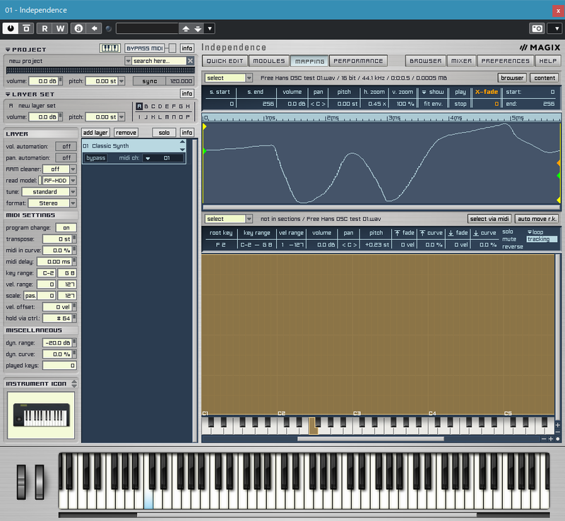 AmpliTube TONEX そのに あんど WaveEditでオシレーター波形試作 - by mitsubamushi(by みつばむし)
