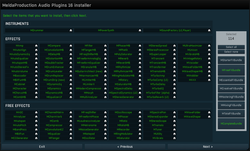 MeldaProduction 16.11 - by mitsubamushi(by みつばむし)