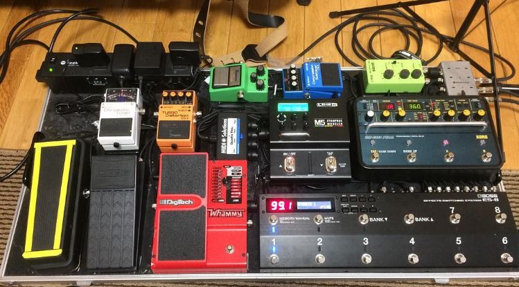 My Effector Board 2017 セッティング終了 - Guitar野郎の日記
