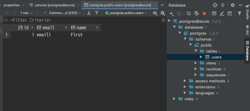 Azure App Service上で動かしているDockerイメージからAzure Database for PostgreSQLに接続する - miyohide's blog