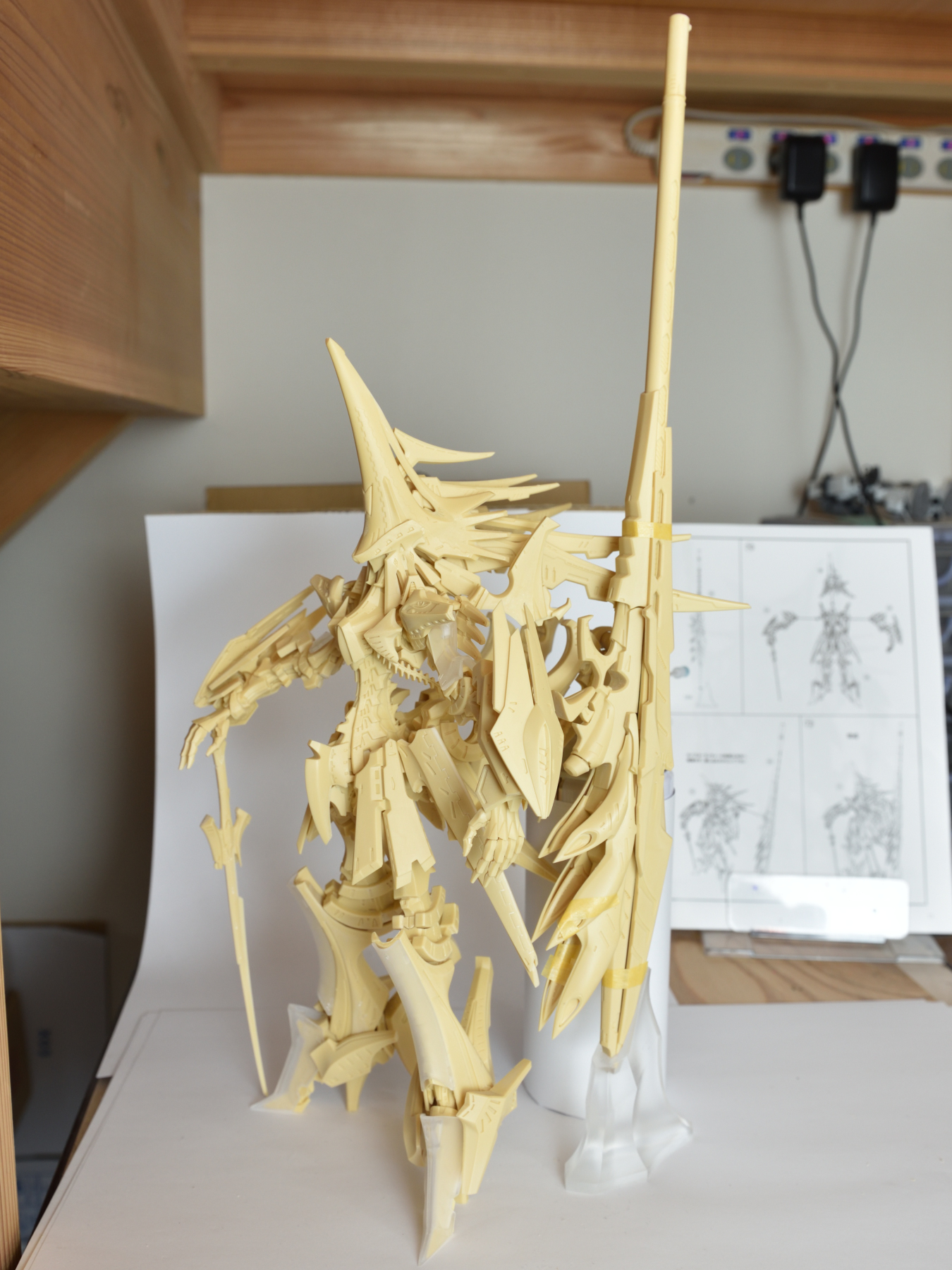 帝騎マグナパレス アワトレ版 仮組 - MIYUTOのぷらも道