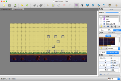 公式サイトのチュートリアルをやってみる その1 - タイルマップの作成：Cocos2d-x v3.7（JavaScript） - モーリーのメモ