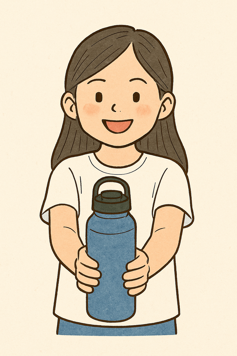 ママの水筒を届けに走った娘の話 - ちいさな声、ちいさな日々