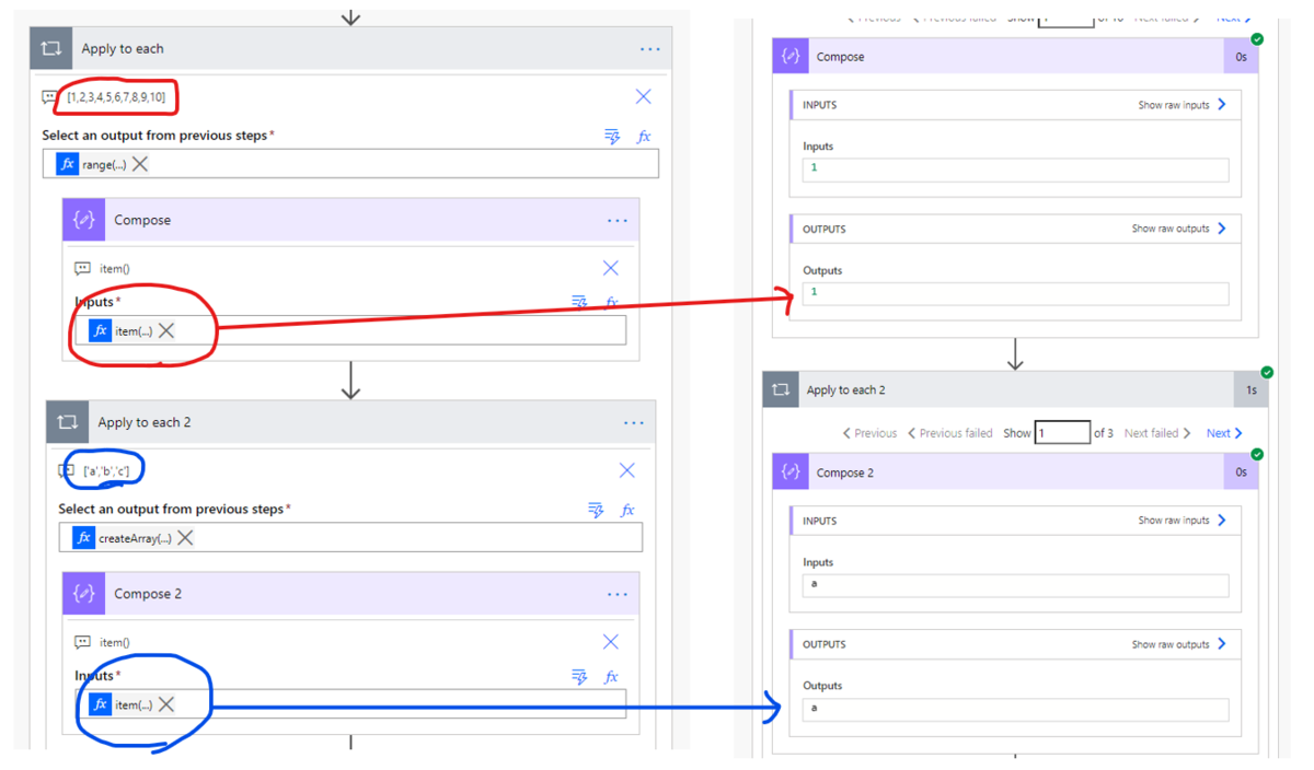 item()とitems('Apply_to_each')の違い・使い分け - MoreBeerMorePower