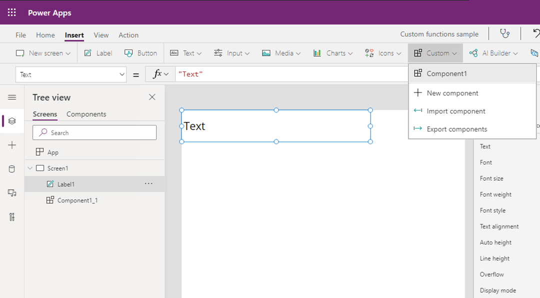 Power Apps の カスタム関数を作ってみよう - MoreBeerMorePower