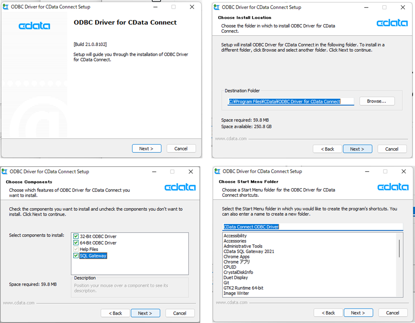Power Automate For Desktop から Cdata Connect Cloud に接続して 複数 Saas のデータを取得