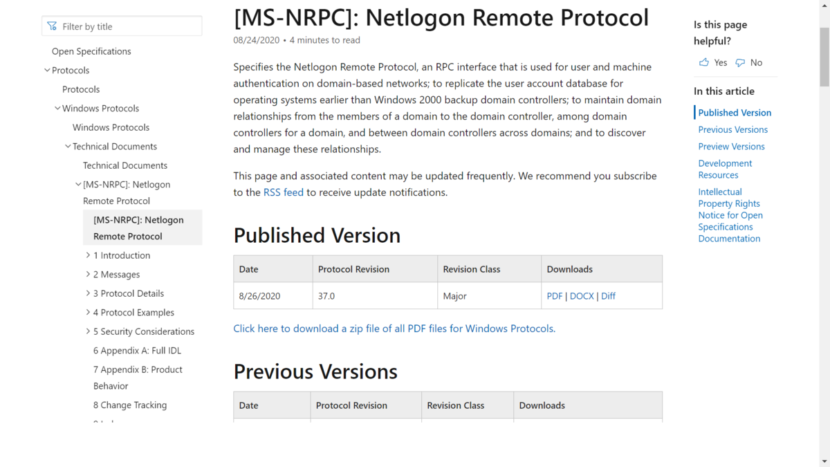 Windows Netlogon の脆弱性について詳しい解説が出ています - （）のブログ