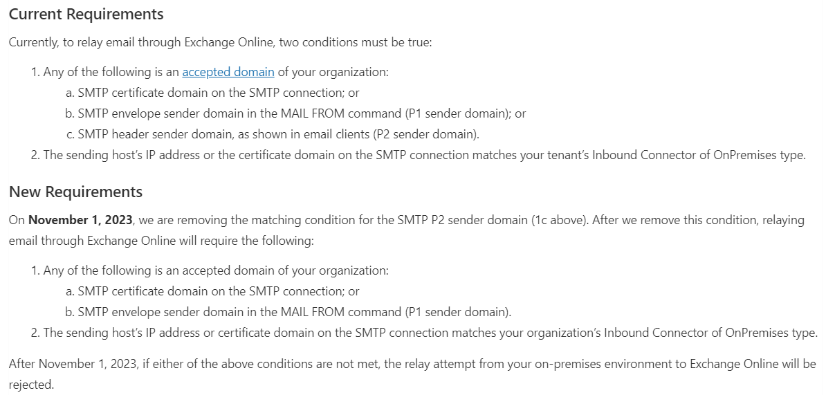 Microsoft 365 Exchange Online の SMTP 接続に制限がまた一つ加わるようです - （）のブログ