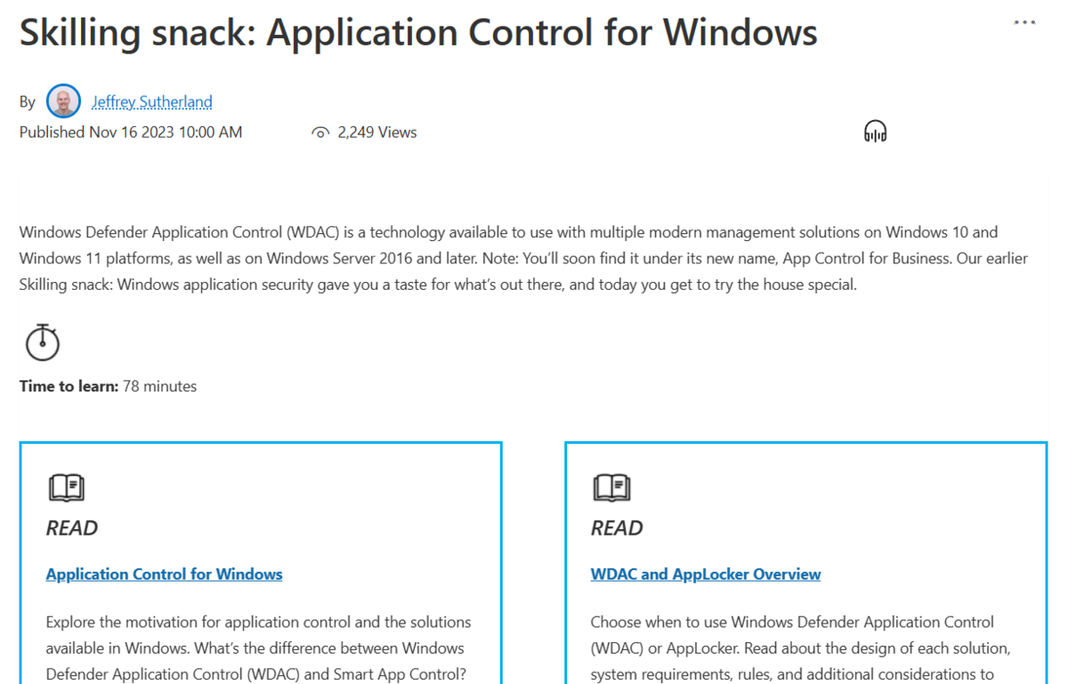 Windows 11 Windows skilling snacks を使いこなしてみませんか - （）のブログ