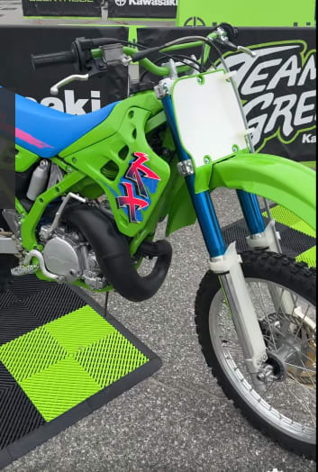 「KX50周年」の歴史の一コマ・・・Motocross Action誌FBの’91KX250 - 野々池周辺散策