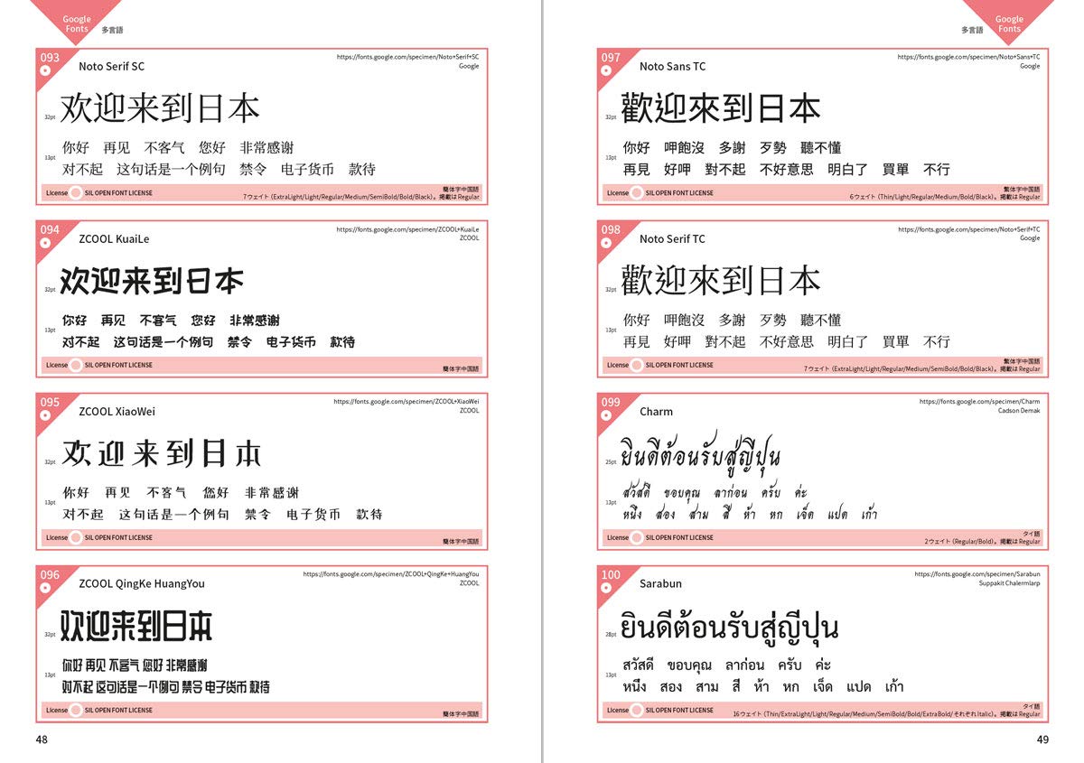Google Fontsに多言語も掲載フリーフォント集 - mojiru【もじをもじる】