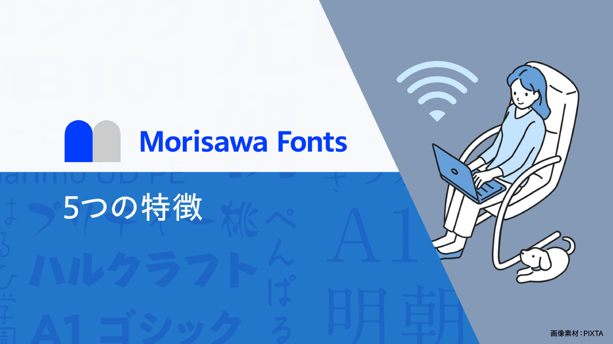 モリサワクラウド型フォントサービス「Morisawa Fonts」が遂に開始 - mojiru【もじをもじる】