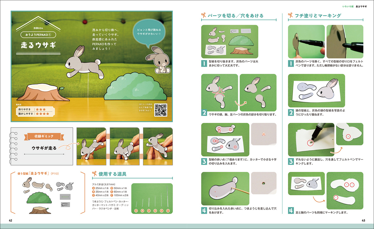 スーパーギミック紙人形「PEPAKOの本」第2弾書籍 - mojiru【もじをもじる】