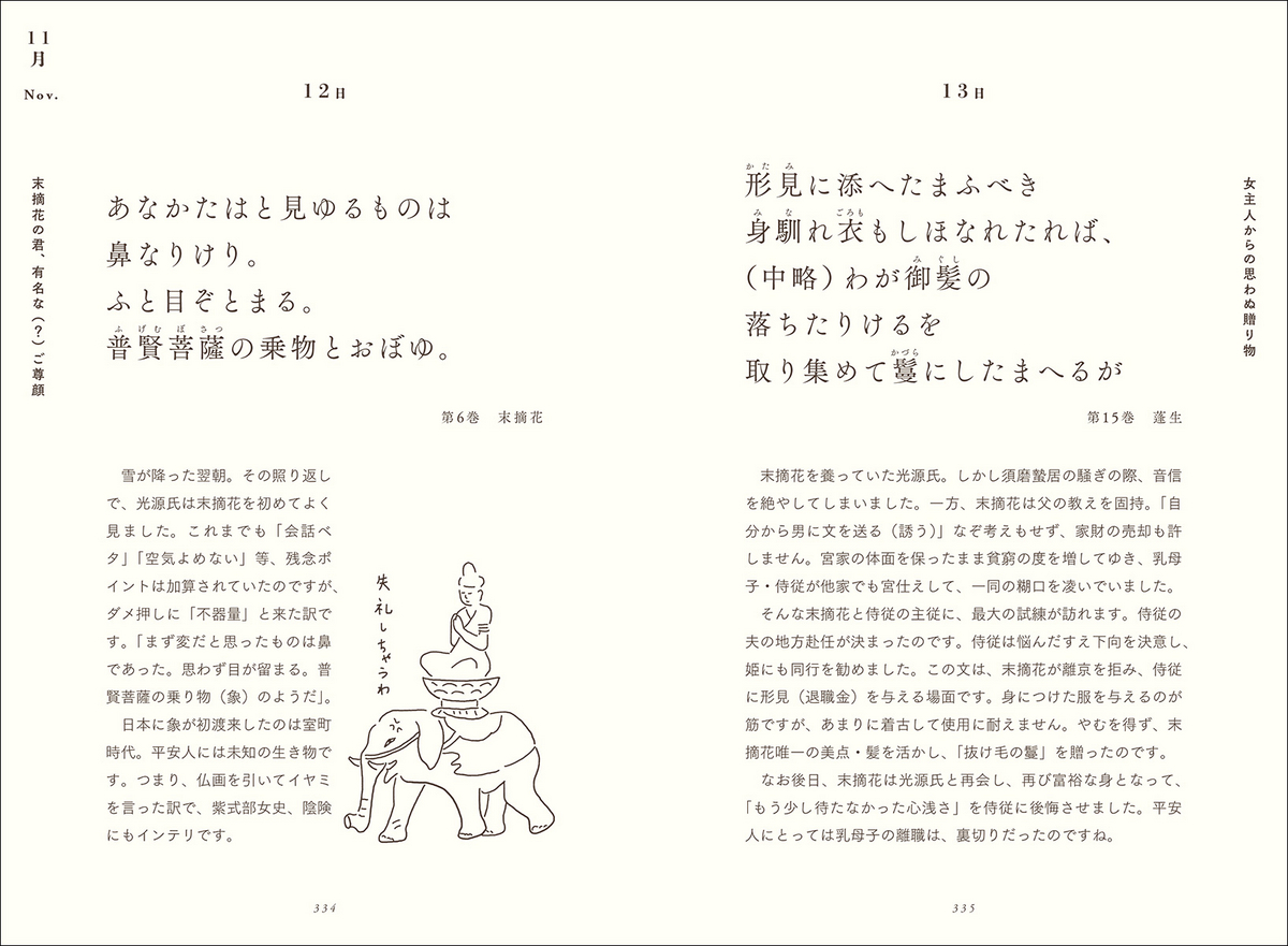 1日1文読める「1日1原文で楽しむ源氏物語365日」 - mojiru【もじをもじる】